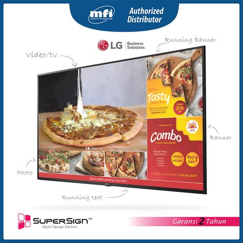 Jual Digital Signage - LG 55 Inch TV SuperSign 55UT640S (TV Iklan ...