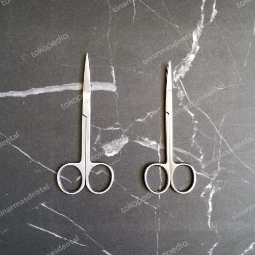 Jual Gunting Bedah Operasi Dental Scissor / bedah jahitan luka - Lurus ...