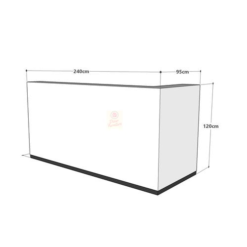 Jual Meja Resepsionis model L Gratis ongkir dan pemasangan - Jabotabek ...