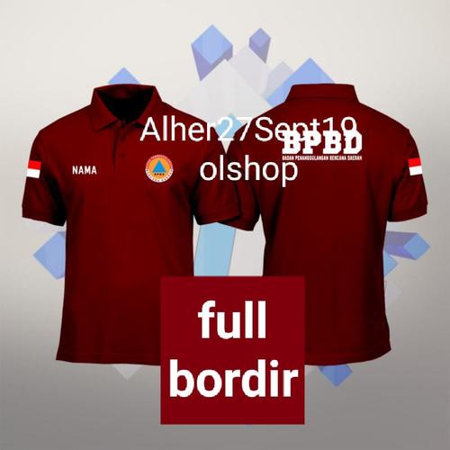 Jual Kaos BPBD baju BPBD kaos kerah BPBD polo shirt bpbd kaos polo bpbd ...