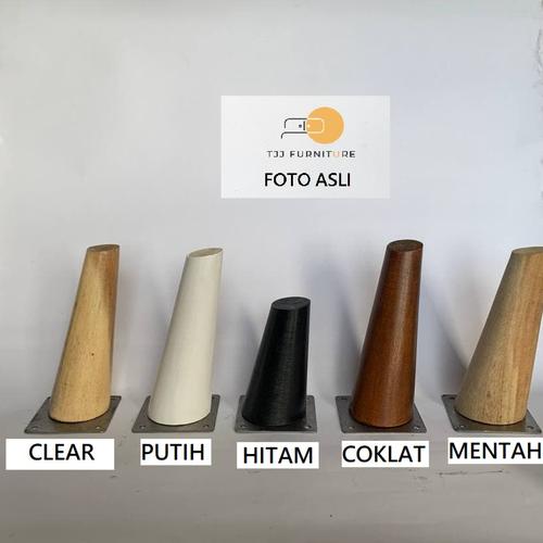 Jual KAKI MEJA SOFA KAYU STOOL BULAT RETRO + PLAT BESI | 40CM 50CM 70CM ...