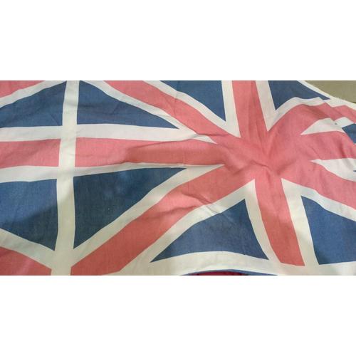 Jual kain linen motif bendera inggris jual per panel cocok untuk gorden ...