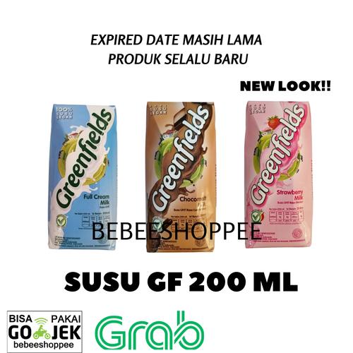 Jual SUSU GREENFIELDS UHT 200ml | Susu UHT Greenfield 200 ml - Full ...