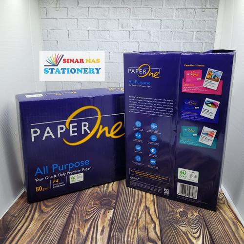 Jual Kertas Paper One F4 80 Gram Kertas HVS Premium Kertas Foto Copy ...