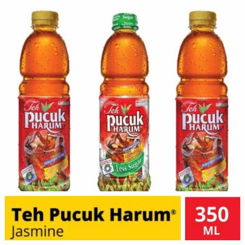 Jual Teh Pucuk Harum Original / Less Sugar Botol Pet 350ml - Less Sugar ...