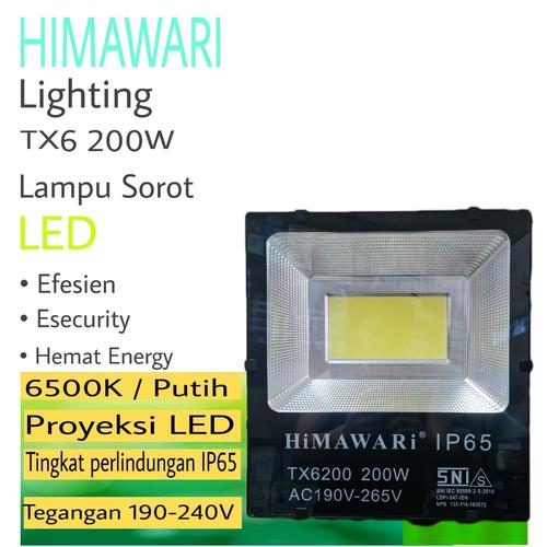 Jual Himawari Lampu Sorot LED 200 Watt - Flood Light LED Himawari 200 ...