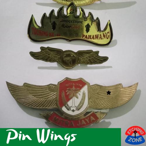 Jual Pin Wing Emblem Wing Berbagai Bentuk Sesuai Pesanan Harga Murah ...