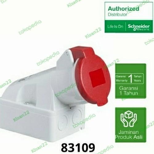 Jual wall mounted socket 3 phase 16A Schneider 5 pin female - Jakarta ...
