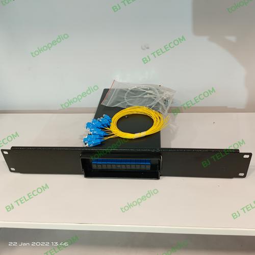Jual ODF 12 core SC / Otb mini 12 core SC lengkap pigtail -hitam ...