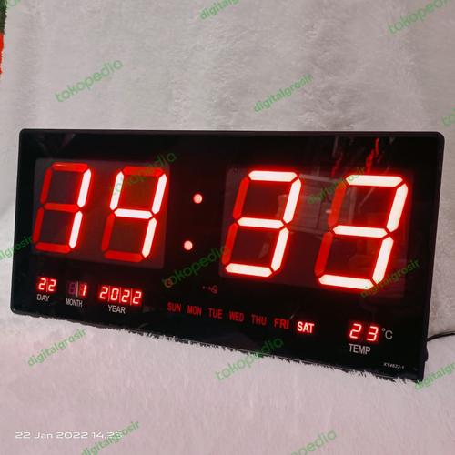 Jual Jam Digital LED Dinding / Meja JUMBO 4622-1 - Jakarta Pusat ...