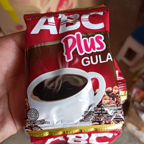 Jual Minuman Kopi ABC Plus Gula Coffee Instant Renceng Isi 10 Pcs ...