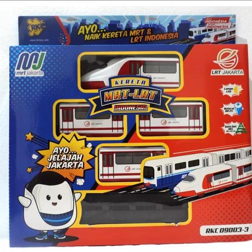 Jual Mainan Anak Kereta Api MRT LRT Kereta Api Indonesia RKC 09003-3 ...