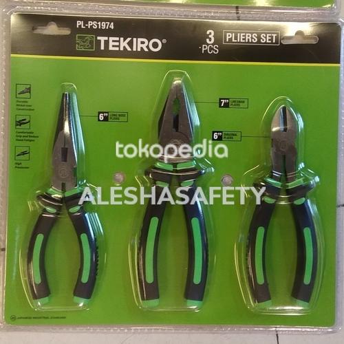 Jual Tang Tekiro 3pcs ( Tang Potong 6", Tang Runcing 6 ,Tang Kombinasi ...