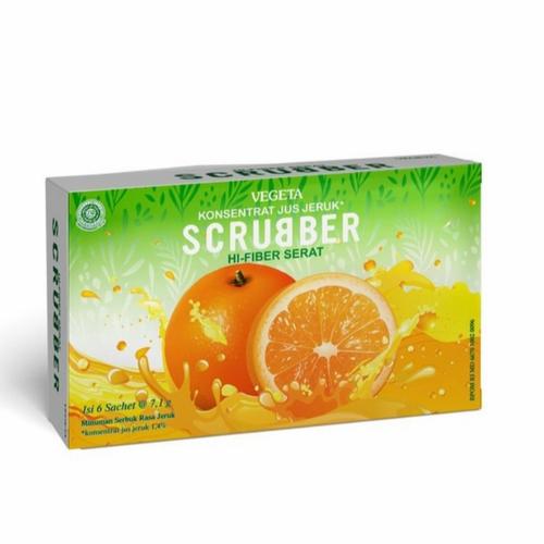 Jual vegeta scrubber hi fiber serat isi 6 sachet - penambah seat ...