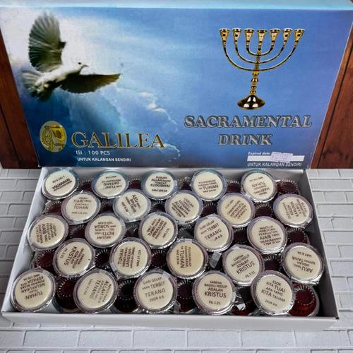 Jual Terlaris Anggur perjamuan kudus dan hosti ayat isi 100 - Kab ...