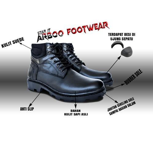 Jual sepatu pdh boots sefty formal kantoran pantopel pdl polri terbaru ...