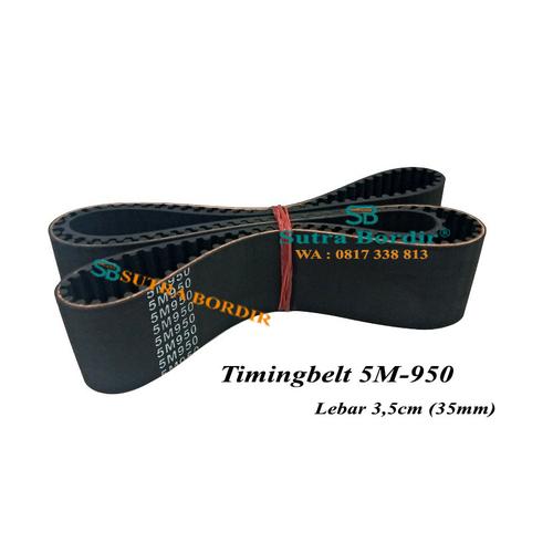 Jual Timingbelt 5M 950 lebar 35mm vbelt motor 5M-950 vbelt HTD5M-950 ...