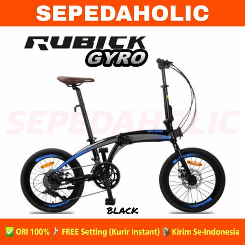 Jual Sepeda Lipat RUBICK GYRO 20 Inch Alloy 18 Speed Rem Cakram - White ...