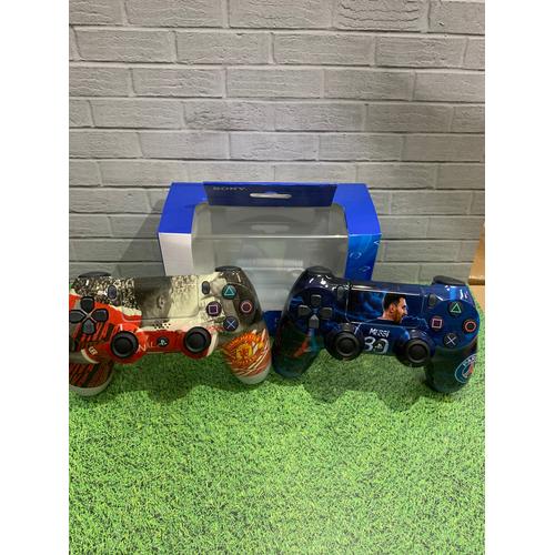 Jual [TERMURAH] STIK PS4 MOTIF MESSI & RONALDO BOLA - Biru - Jakarta ...