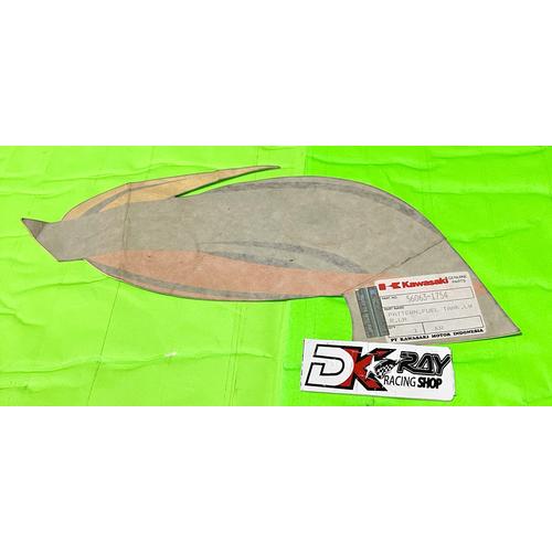 Jual Striping stiker sticker tangki ninja kis biru list orange 2001 ...