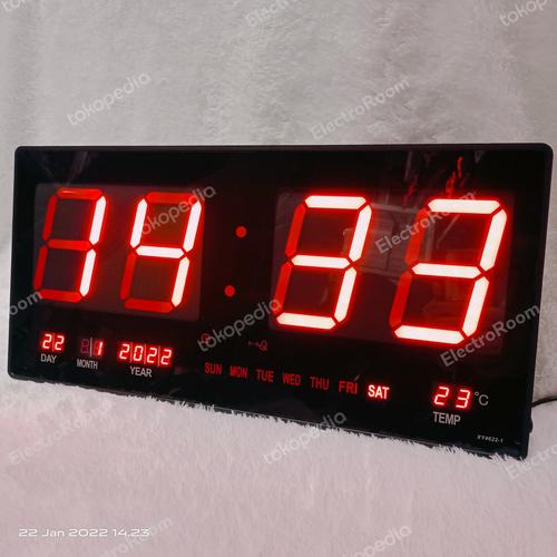 Jual Jam Digital LED Dinding / Meja JUMBO 4622-1 - Jakarta Pusat ...