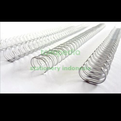 Jual Ring Kawat Spiral Jilid 3:1 dan 2:1 Jumlah Lubang Custom - Putih ...