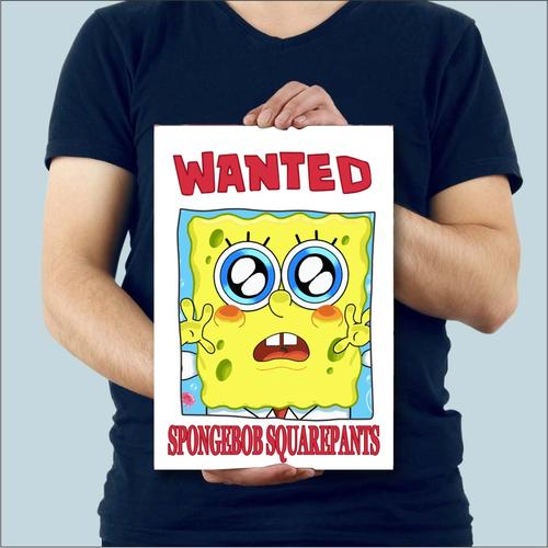 Jual Poster Wanted Spongebob Squarepants Terlengkap - Poster Aesthetic ...