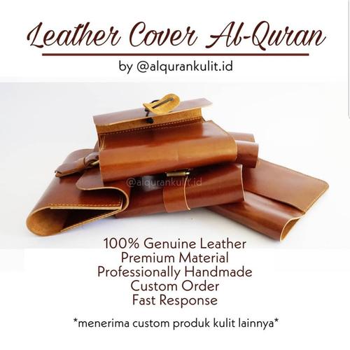 Jual AlQuran kulit -Cover Kulit Asli Berbagai Ukuran/COVER ONLY- - A7 ...