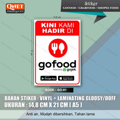 Jual A5 STIKER KINI KAMI HADIR + LAMINASI GLOSSY - GO - 02, A4 21 x 30 ...
