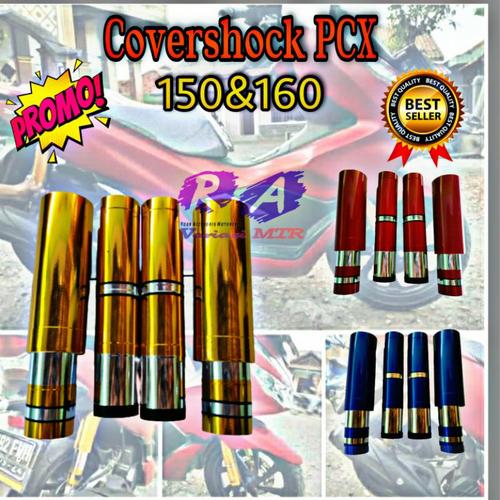Jual Cover Shock PCX 160 ABS dan CBS Fullset Depan Belakang Model Baru ...