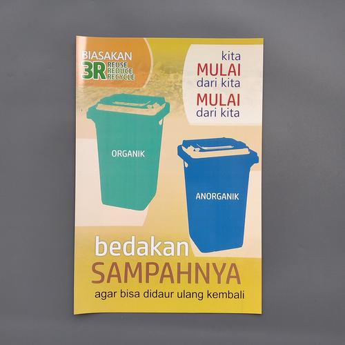 Jual Poster Biasakan 3R - Poster Reuse Reduce Recycle - Poster tema ...