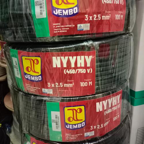 Jual Kabel NYY-HY 3x2.5 JEMBO 100 Meter(Serabut)//Kabel Nyy-hy 3x2,5 ...