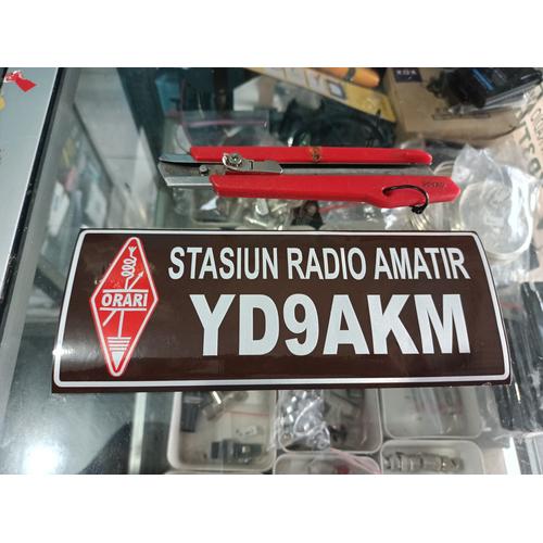 Jual STIKER ORARI DENGAN CALLSIGN BUAT KACA MOBIL ATAU KACA RUMAH - Kab ...