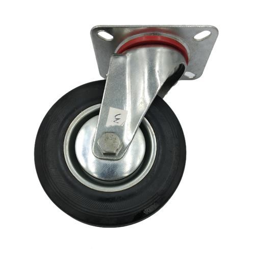 Jual Roda Hidup Beave 5Inch Roda Troli Karet Hitam 5 Inch Hidup ...