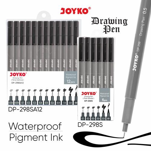 Jual Joyko Drawing Pen SET Calligraphy / Spidol Pena Gambar Joyko DP ...