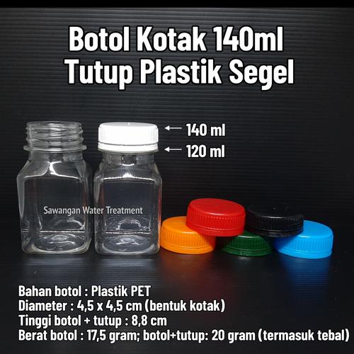 Jual Botol plastik 140 ml / Botol 140ml / botol tablet 140 ml/ botol ...