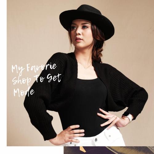Jual Liam Oversize Crop Cardigan / Bolero / Outer Knit Premium / Crop Cardy - Putih BW, Oversize ...