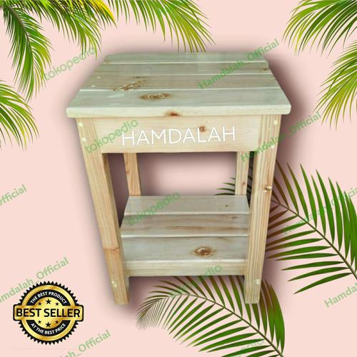 Jual MEJA DISPENSER, KURSI, TEMPAT DISPENSER (40X40X50) KAYU JATI ...
