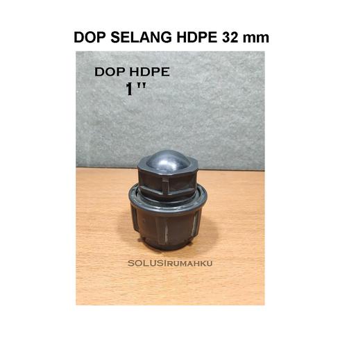Jual DOP HDPE 32 mm / Tutup Pipa PE Hitam 1 inch End Cap Selang PDAM 1 ...