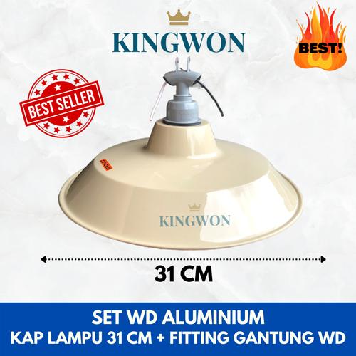 Jual Kap Lampu Plastik Jalan SATU SET KAP WD + FITTING GANTUNG KERAMIK ALUMINIUM TUDUNG LAMPU ...