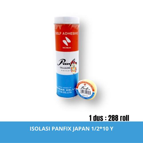 Jual Isolasi Bening Panfix 1/2 Inci X 10 Yard / Selotip Bening Panfix ...