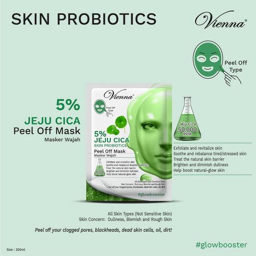 Jual Vienna Masker Wajah Skin Probiotics Peel Off Mask - Silver - Kota ...