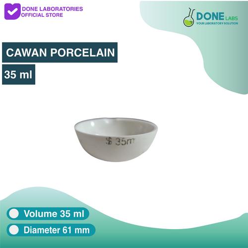 Jual Cawan Porselain Laboratorium (35, 60, 125,150, 400, 500 ml) - 35 ...