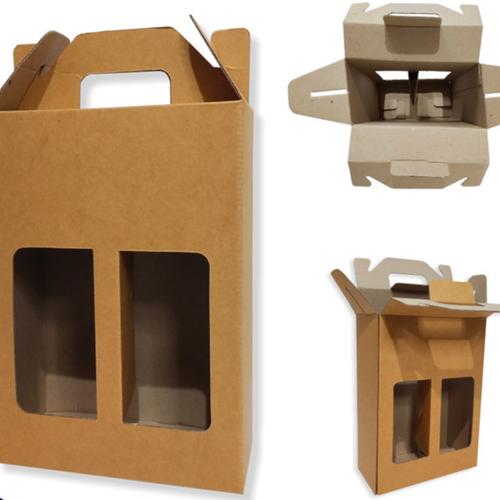 Jual kardus dus box jinjing botol kale 1 liter isi 2 hampers ukuran ...