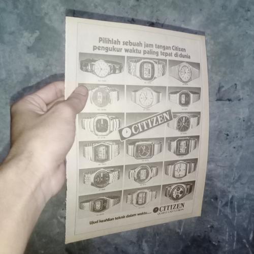 Jual Iklan Jadul Jam Tangan Citizen - Kota Bandung - Kawan ...