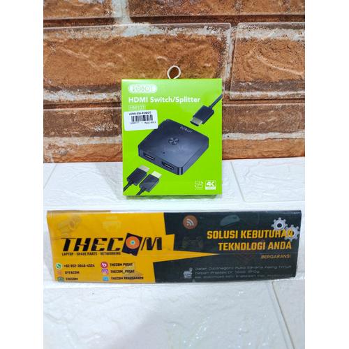 Jual ROBOT HDMI Splitter Switch HM103 2 Port & 2 Arah 4k GARANSI 1 ...