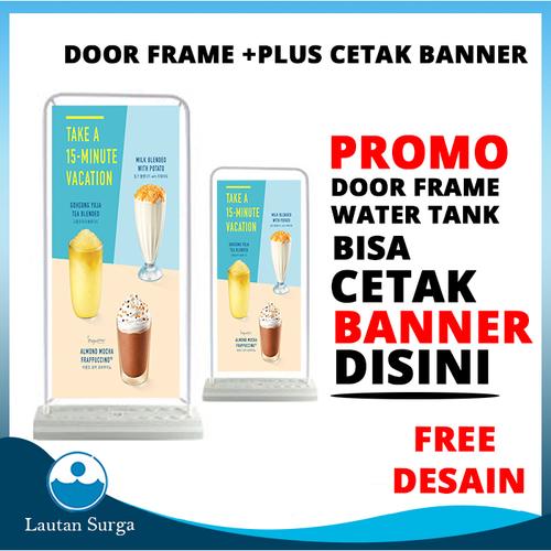 Jual Stand Door frame Banner Stand Banner DoorFrame Plus Cetak Free ...