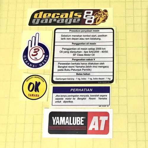Jual STICKER PERHATIAN YAMAHA NOUVO, MIO, SOUL SET - Kota Tangerang ...