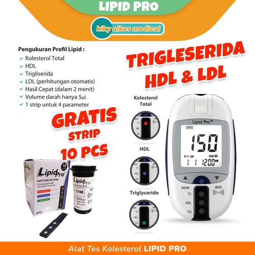 Jual lipid pro include strip alat tes kolesterol hdl dan ldl ...