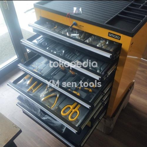 Jual Lemari Besi Tempat Perkakas Bengkel 7 Laci Susun Tool Box Kabinet ...
